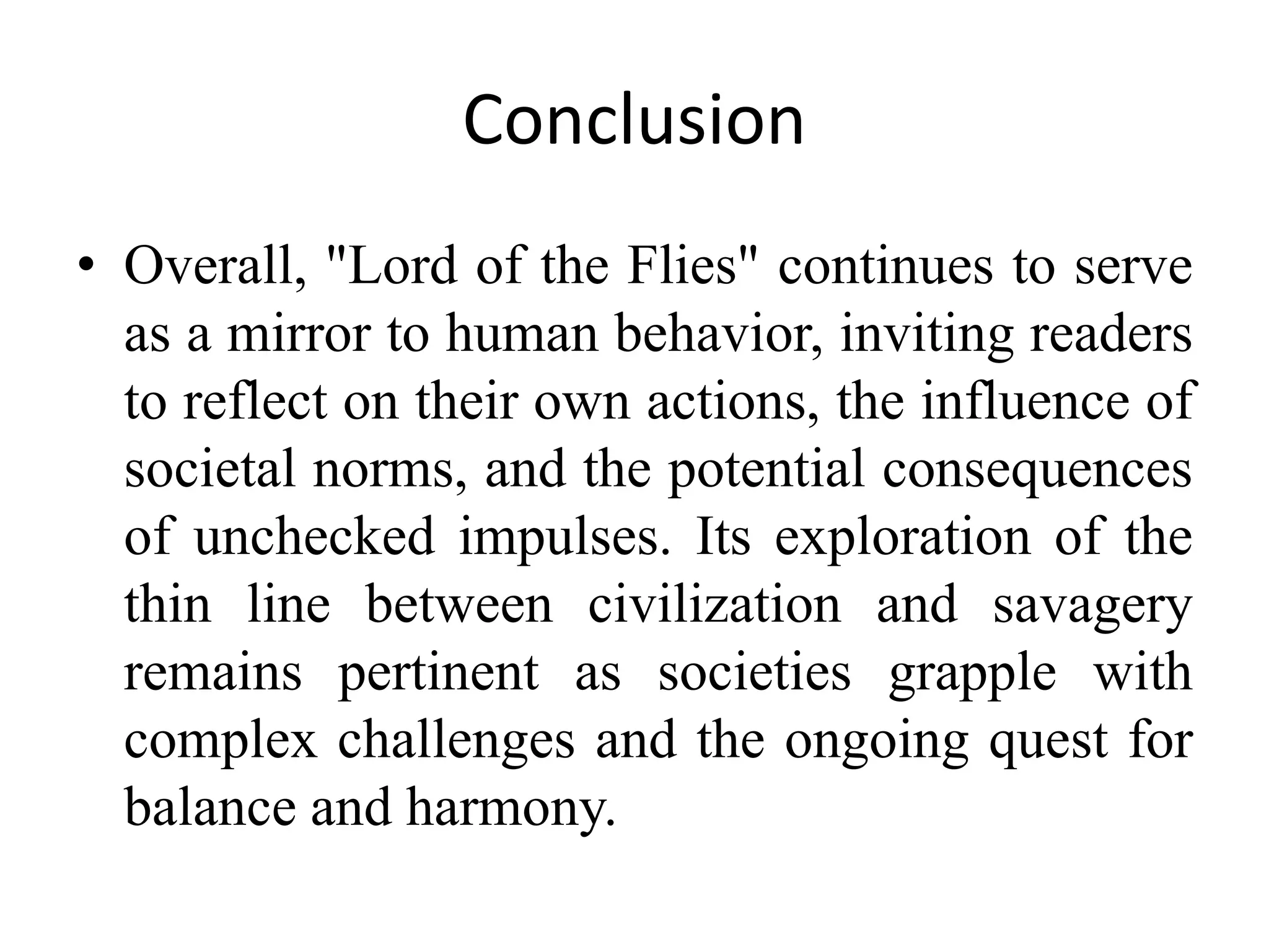 Lord of the Flies by William Golding PPT - Vipul Dabhi | PPTX | Genres