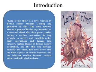 Lord of the Flies by William Golding PPT - Vipul Dabhi | PPT