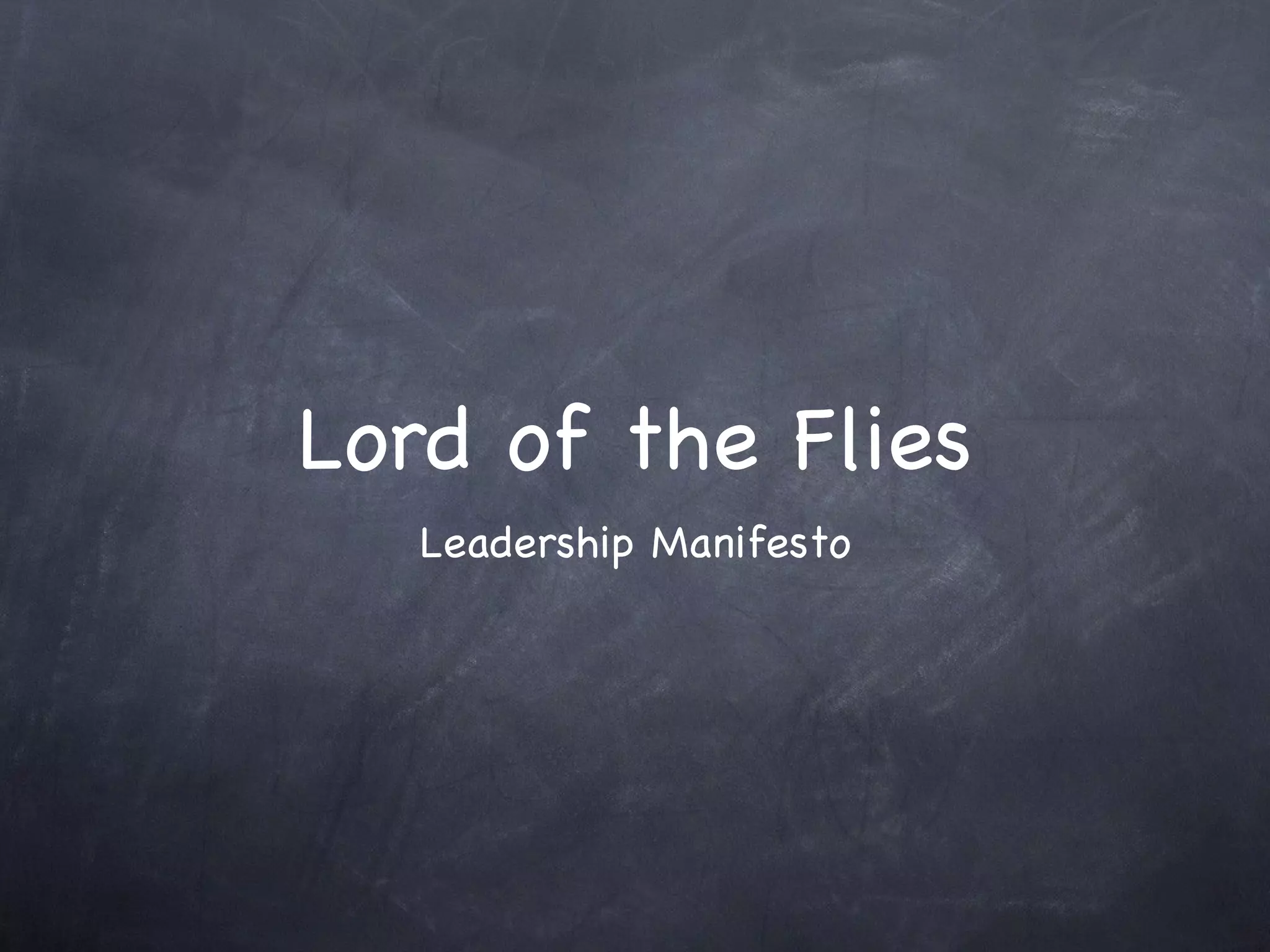 Lord of the flies presentation | PPT
