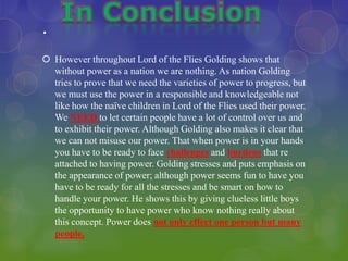 Lord of the flies presentation | PPTX