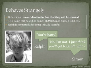 Lord Of The Flies Simon