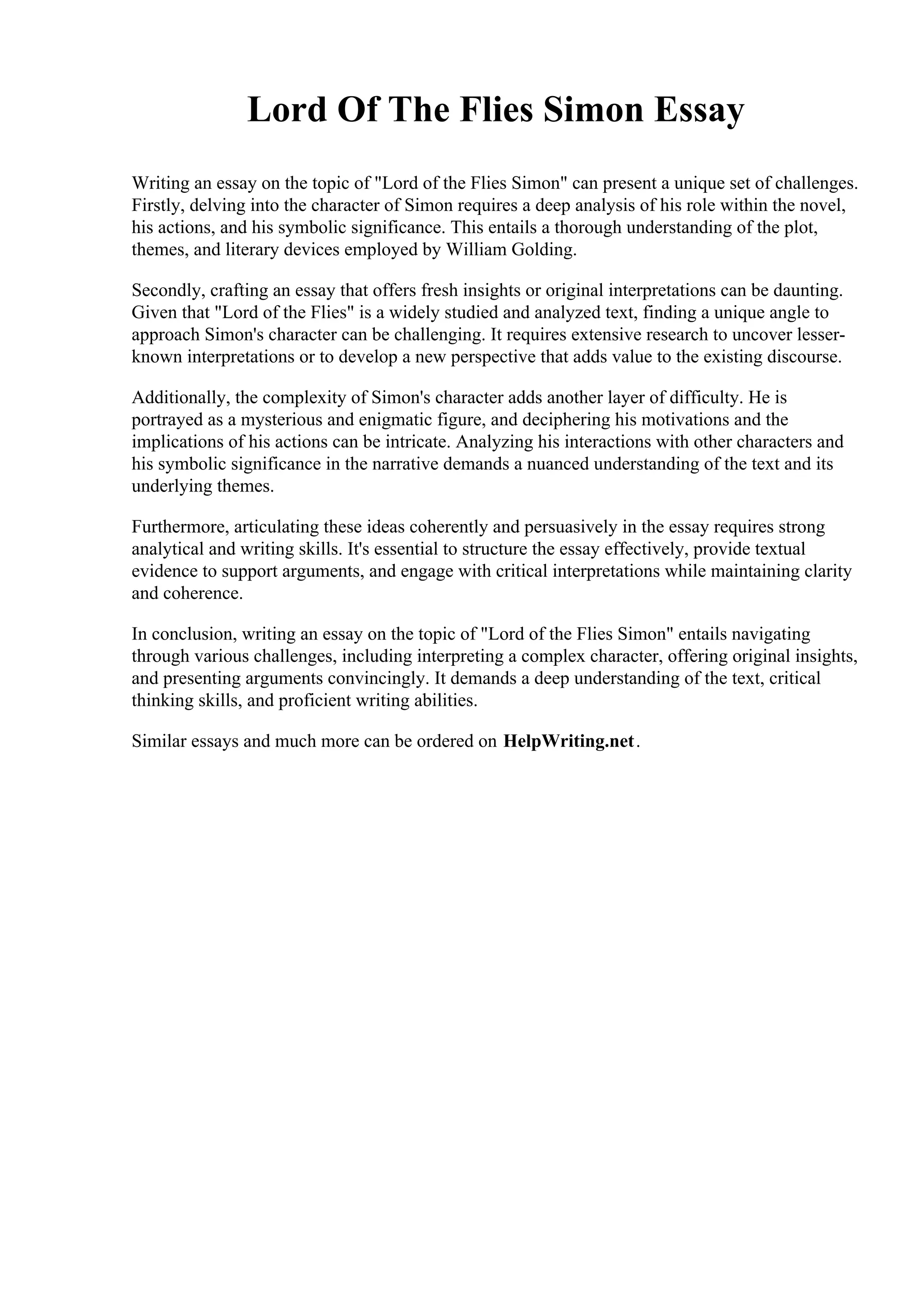 Lord Of The Flies Simon Essay.pdf