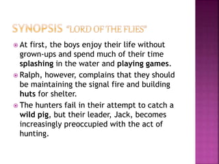 Lord of the flies synopsis | PPT