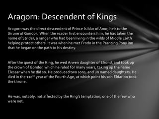 Lord of the rings | PPTX