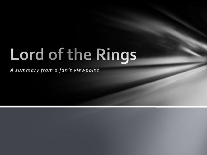 Lord Of The Rings lord-of-the-rings