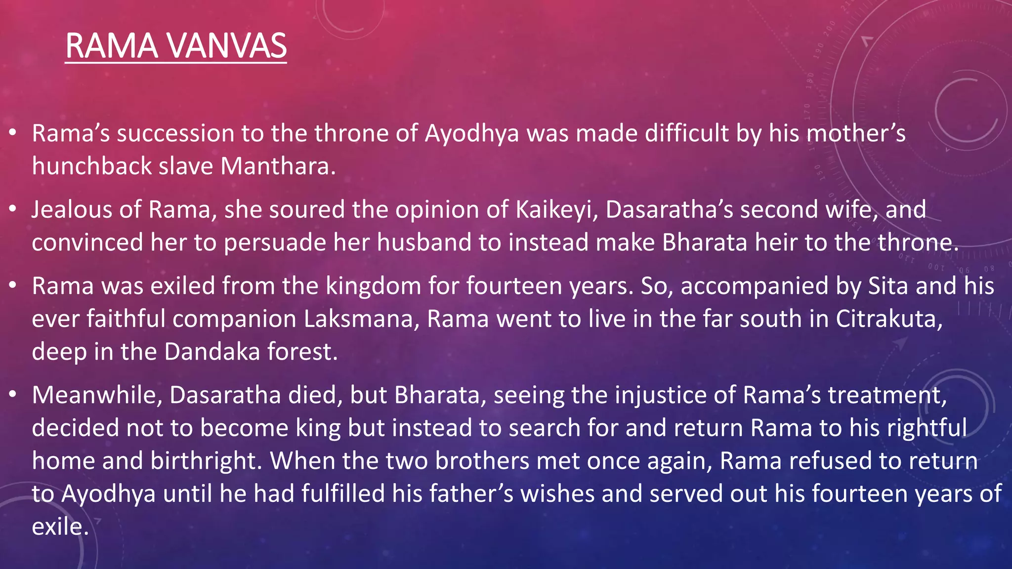 Birth and life of Lord Rama | PPTX
