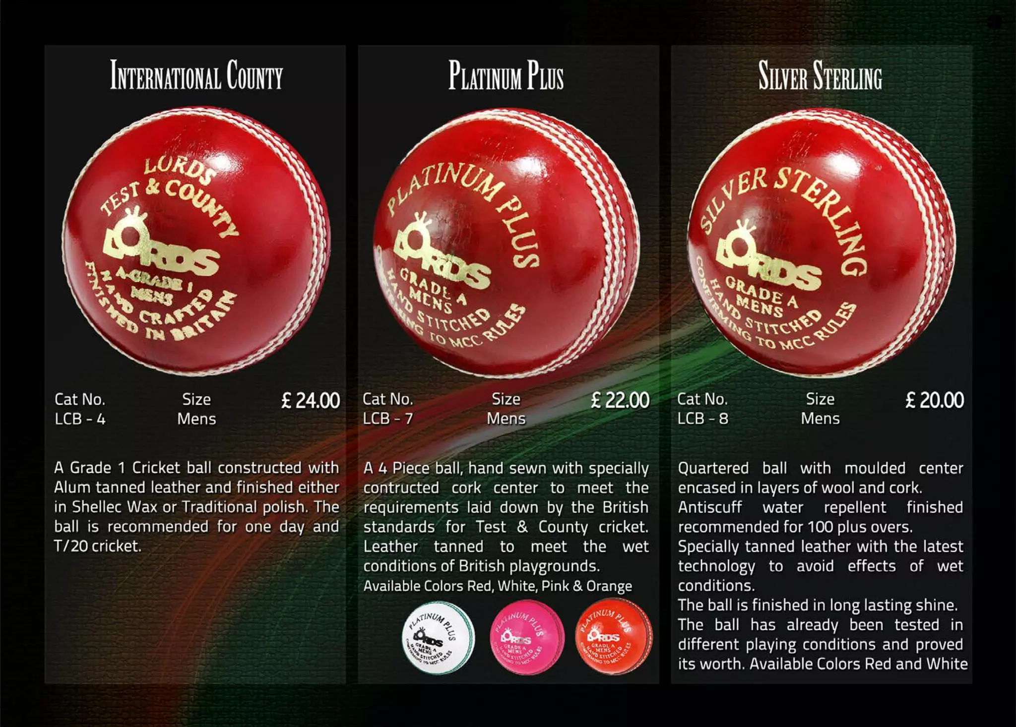 Lords cricket balls | PDF