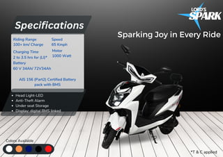 Lord's Automative Brochure for 2 and 3 wheelers | PPT