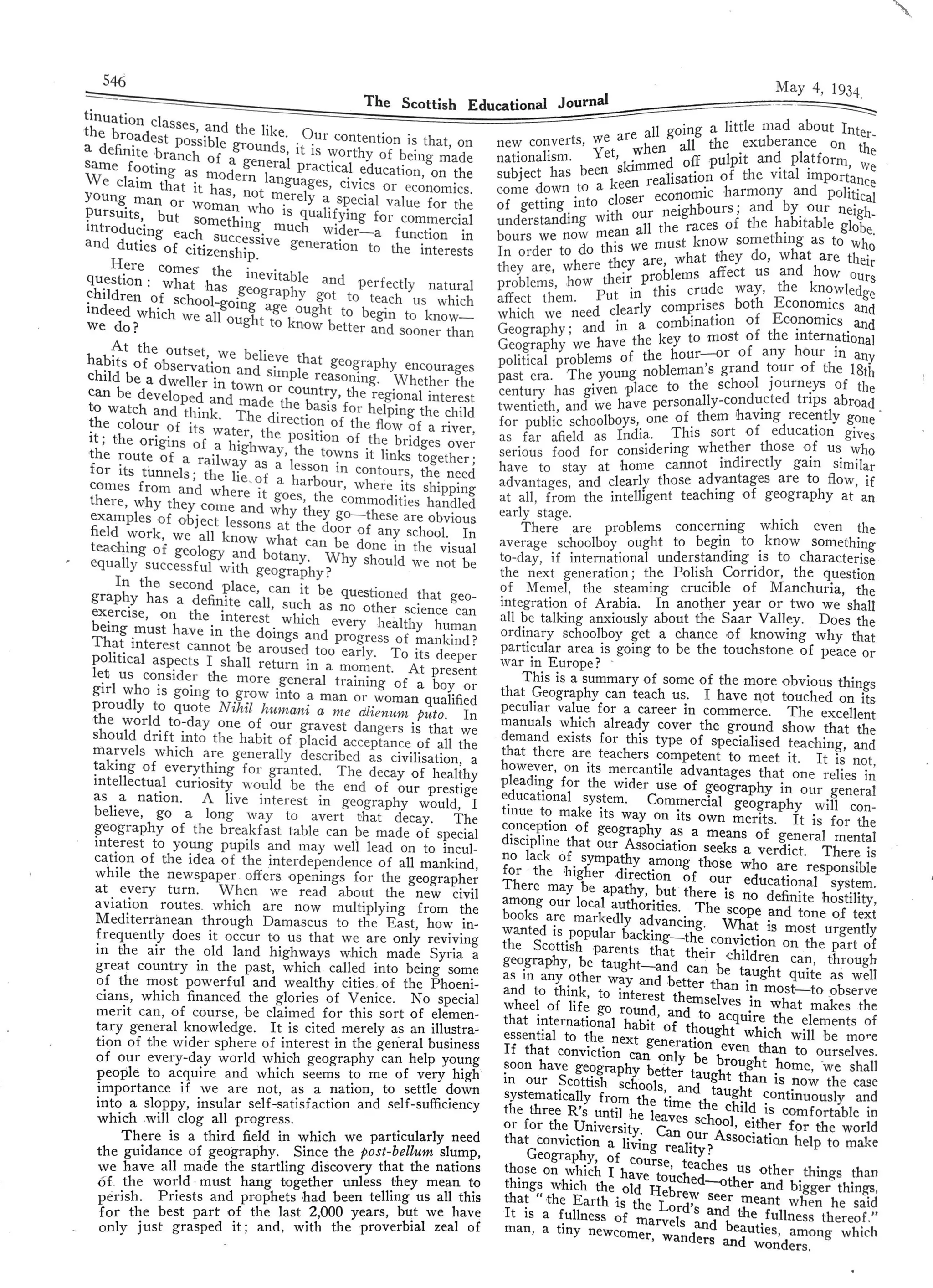 Lord Scorgie Meston Address | PDF