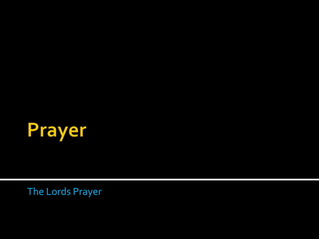 Lords Prayer | PPTX