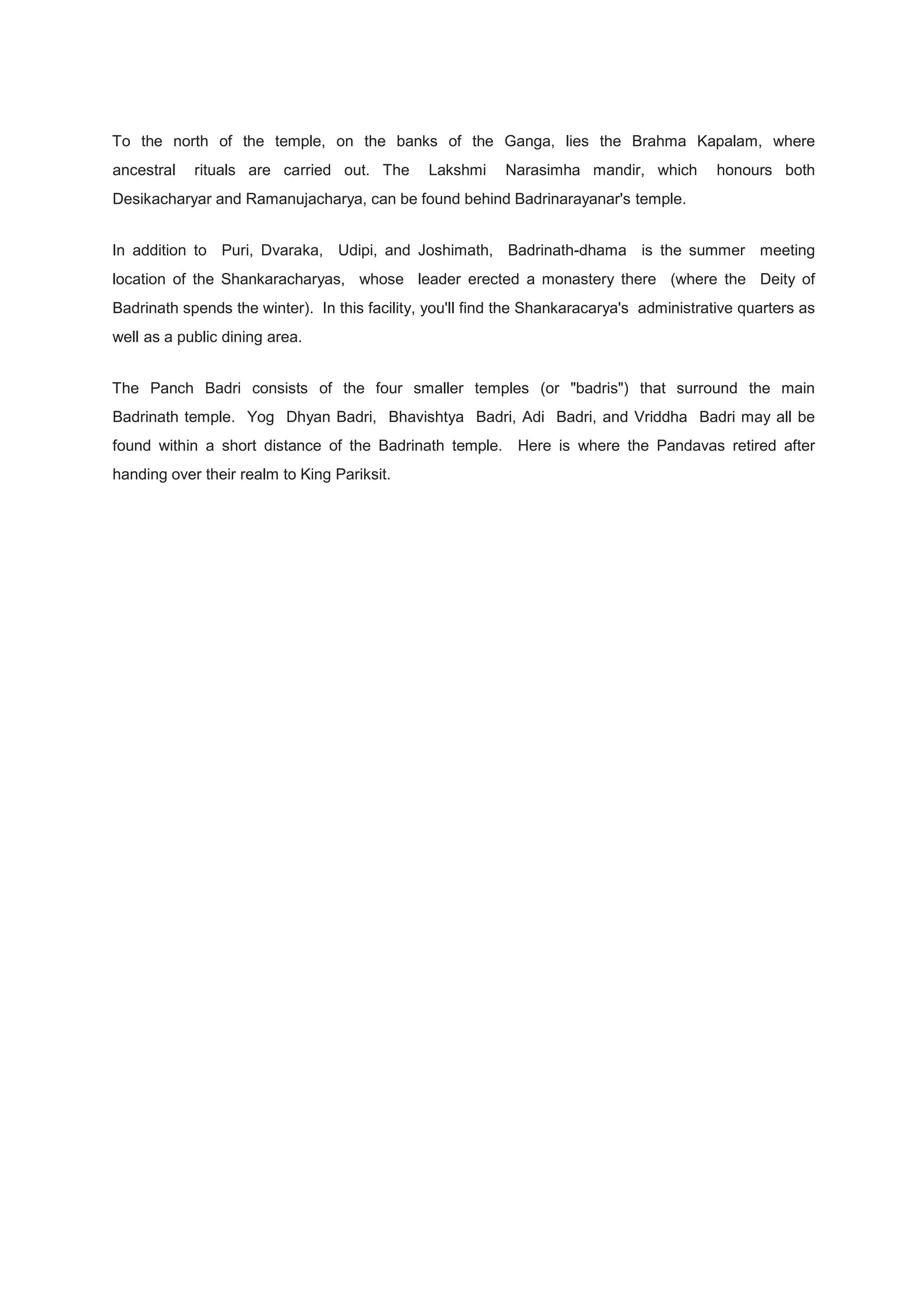 Lord Vishnu’s eight swayambhu abodes are presented in order.ppt