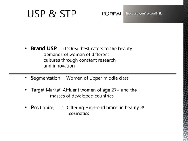 L'Oreal Mini Case Study Presentation | PPTX