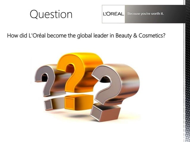 L'Oreal Mini Case Study Presentation | PPTX