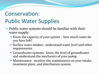 Drought water conservation TCEQ perspective 2-3-12 | PDF