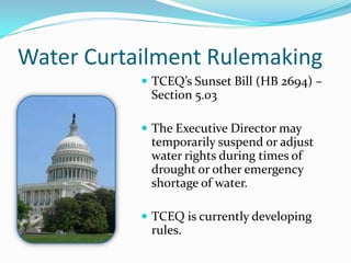 Drought water conservation TCEQ perspective 2-3-12 | PDF