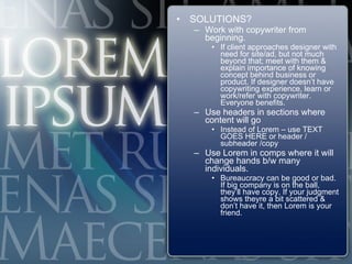 Lorem Ipsum - Content and Changing Ideologies | PPT