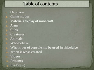 Minecraft | PPT