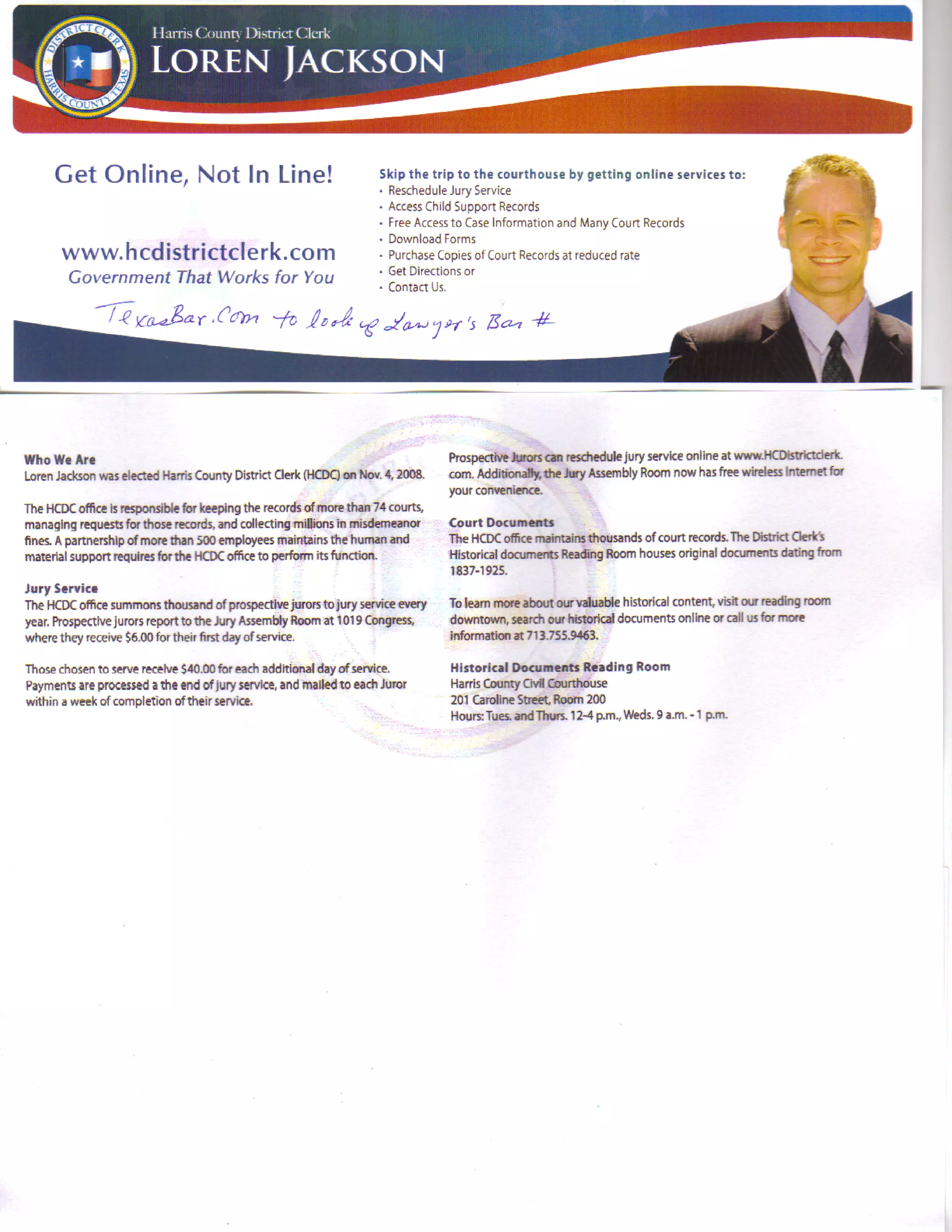 Loren Jackson - District Clerk | PDF
