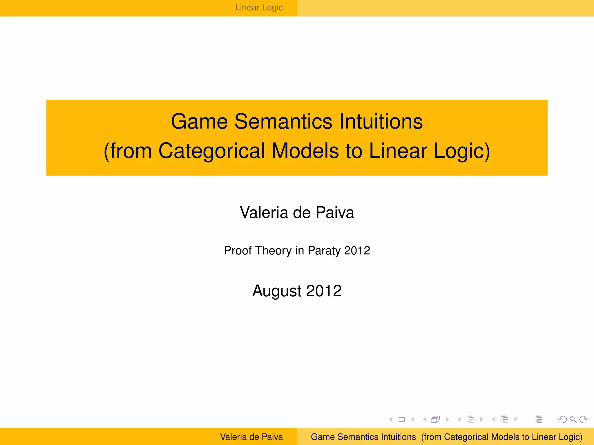 Game Semantics Intuitions | PDF | Programming Languages | Computing