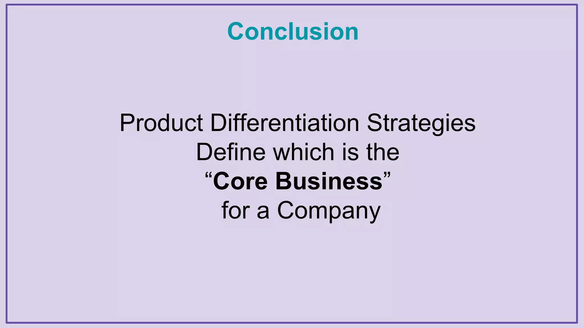 Product Differentiation Strategies in Food sector | PDF