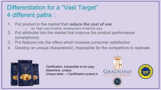 Product Differentiation Strategies in Food sector | PDF
