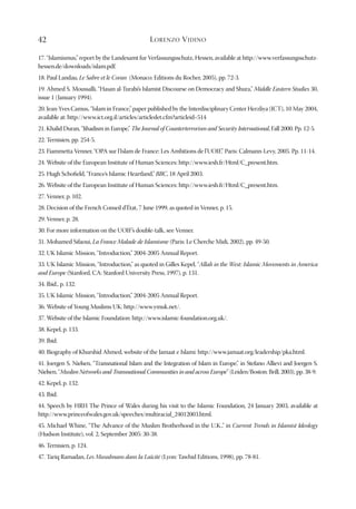 Lorenzo vidino muslim brotherhood europe | PDF