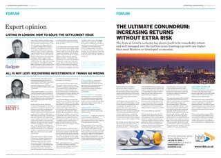 International Business Review - September 2013 - Israel Edition | PPT