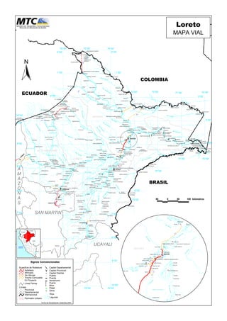 Mapa Vial Del Ecuador
