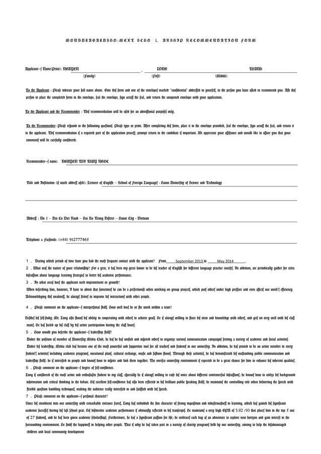 Lor for thanh long | DOC