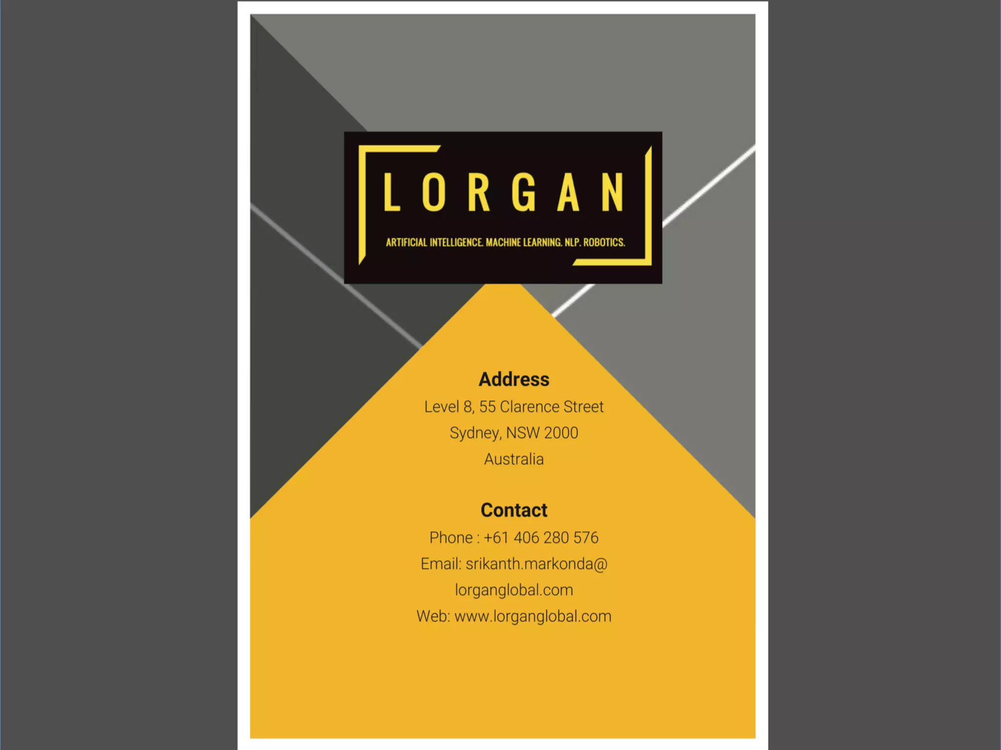 Lorgan business brochure | PDF