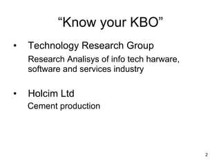 Knowledge based organisation | PPT