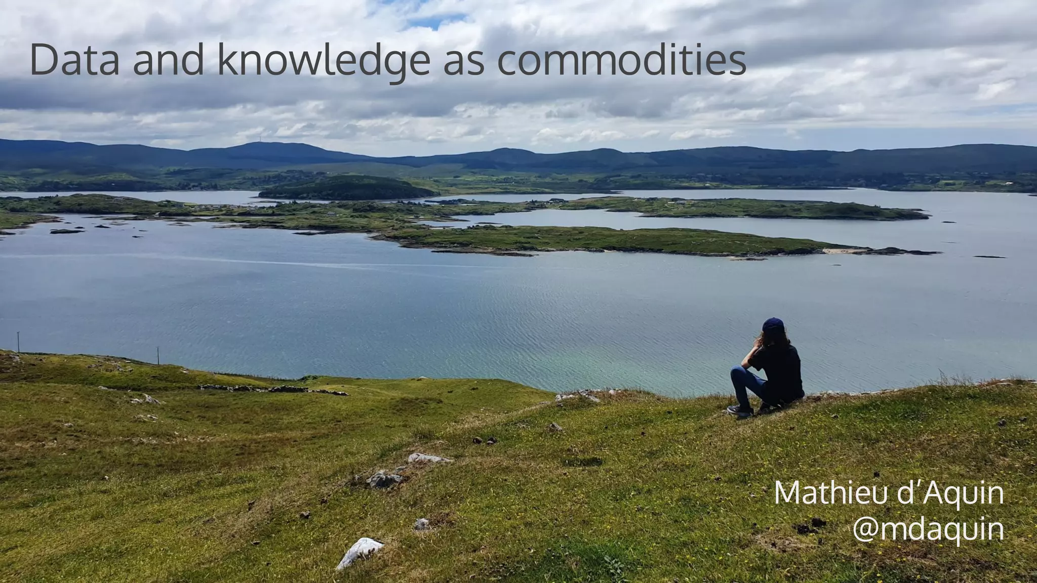 Data and Knowledge as Commodities | PPT