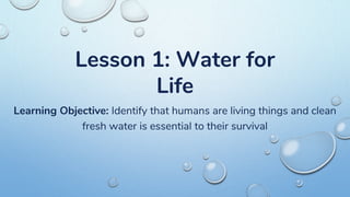 Earth's Water | PPTX