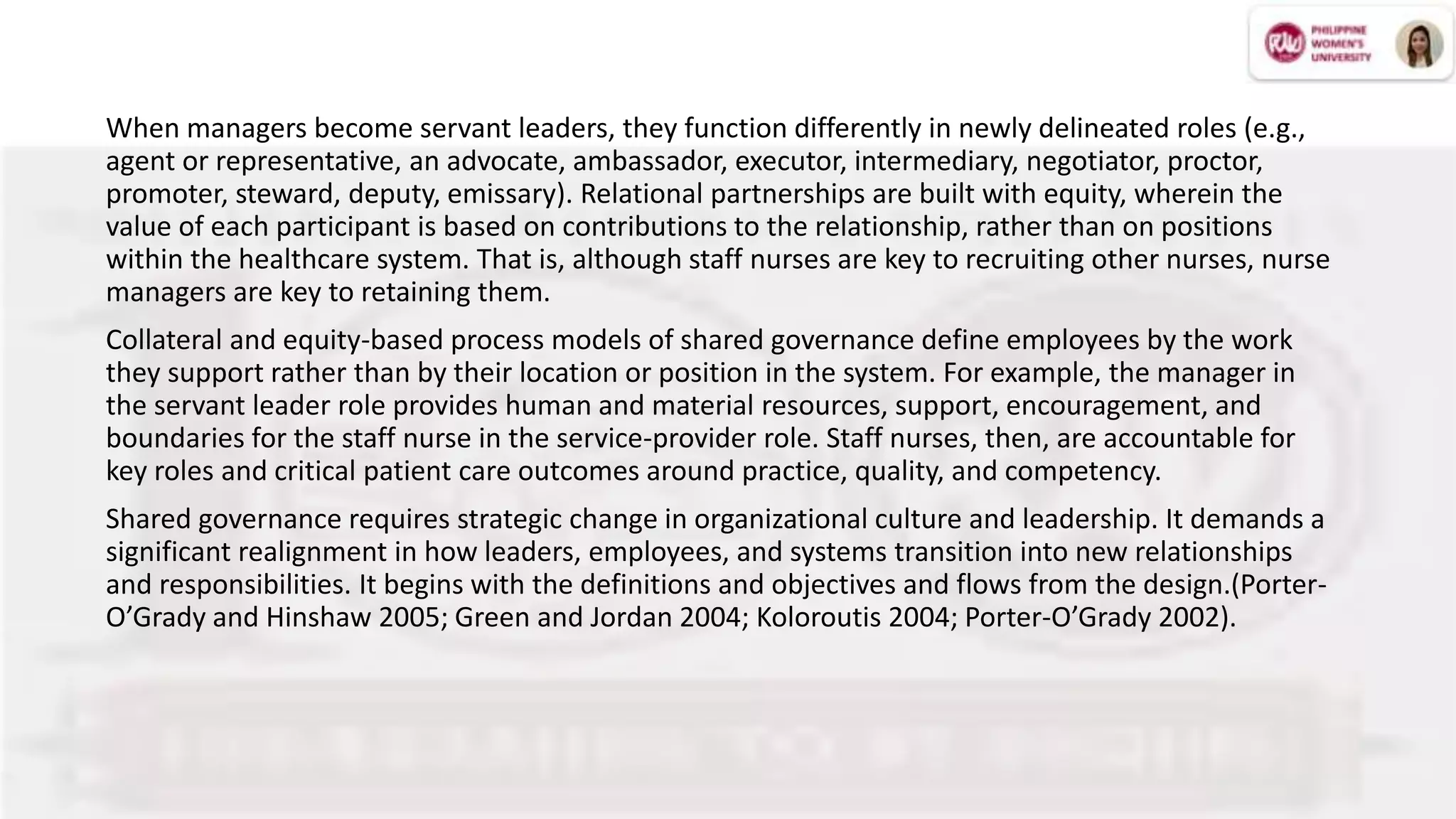 Shared Governance in Nursing | PPTX