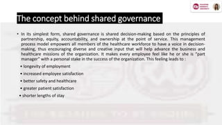 Shared Governance in Nursing | PPTX