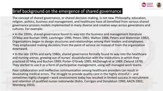 Shared Governance in Nursing | PPTX