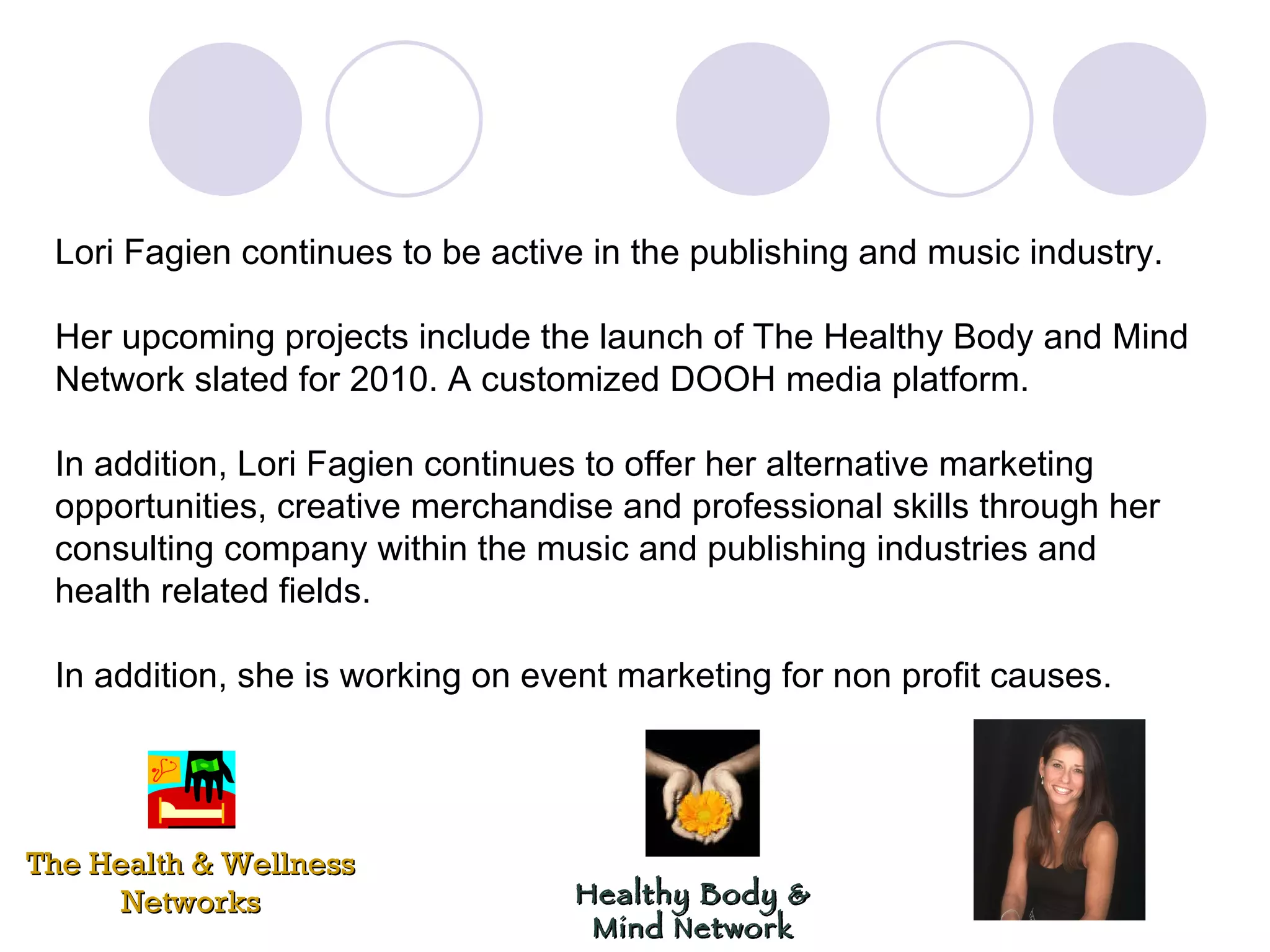 Lori Fagien Cv Presentation | PPT