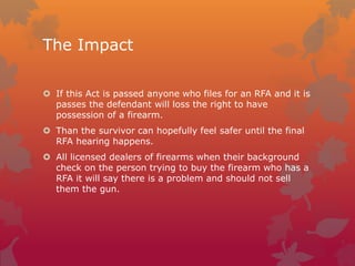 Lori jackson domestic violence survivor protection act | PPT