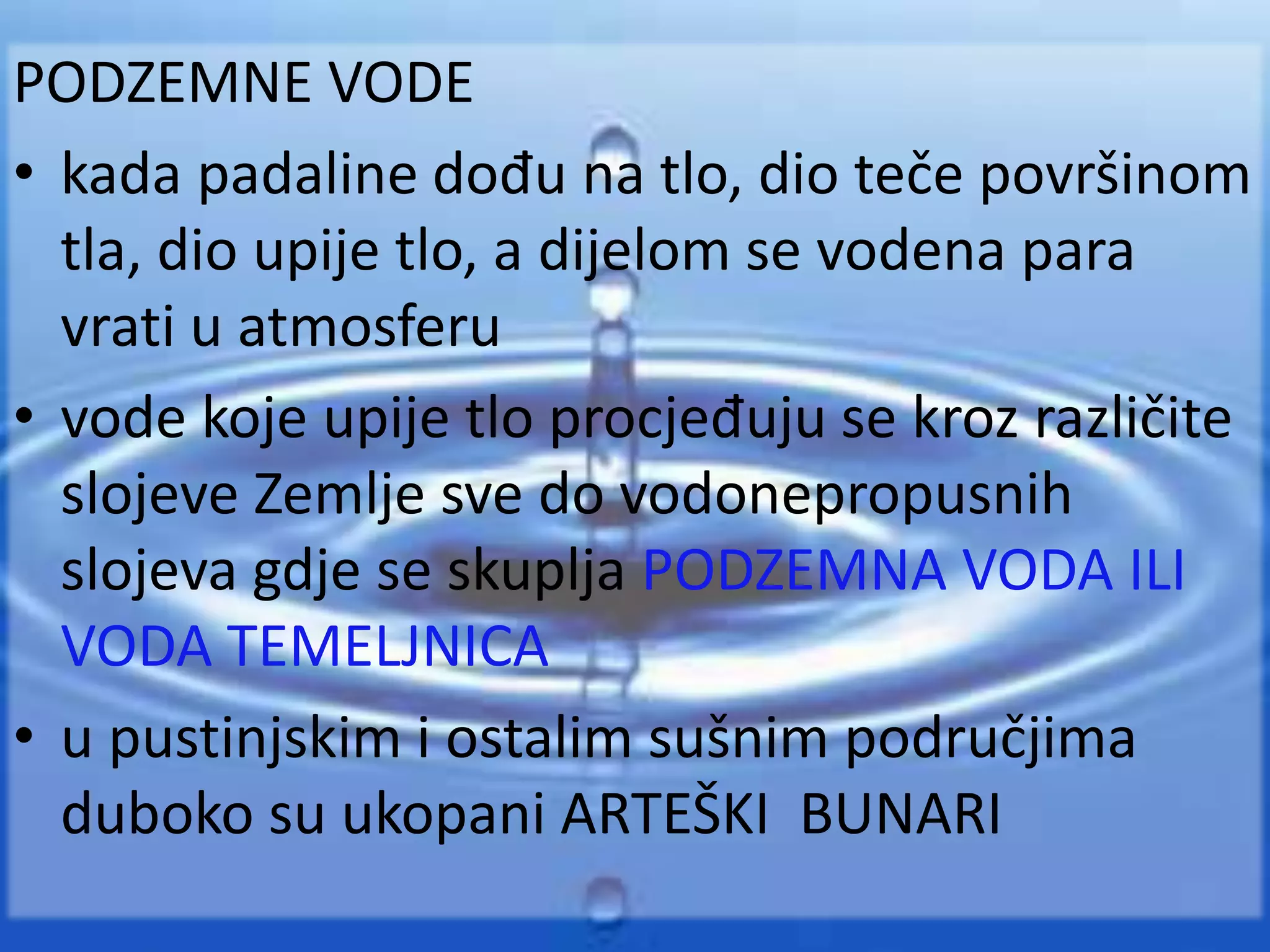 Loris Zagvozda, 5. razred - Voda na Zemlji | PPTX