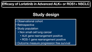 Lorlatinib alk positive lung cancer | PDF