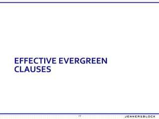 Evergreen Clause Fundamentals | PPTX