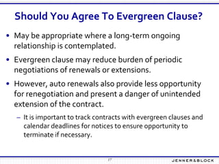 Evergreen Clause Fundamentals | PPTX