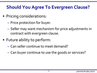 Evergreen Clause Fundamentals | PPTX