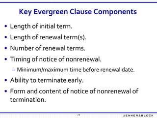 Evergreen Clause Fundamentals | PPTX
