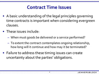 Evergreen Clause Fundamentals | PPTX