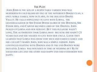 Lorna doone | PPT