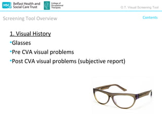 Occupational Therapy Visual Screening Tool | PPT