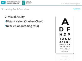 Occupational Therapy Visual Screening Tool | PPT