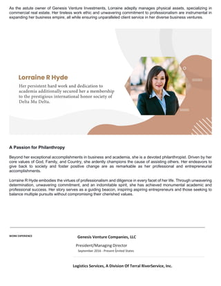 Lorraine R Hyde Biography with Work Experience.pdf