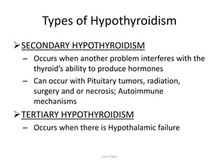 Thyroid disorders -Study material for nursing students | PPTX